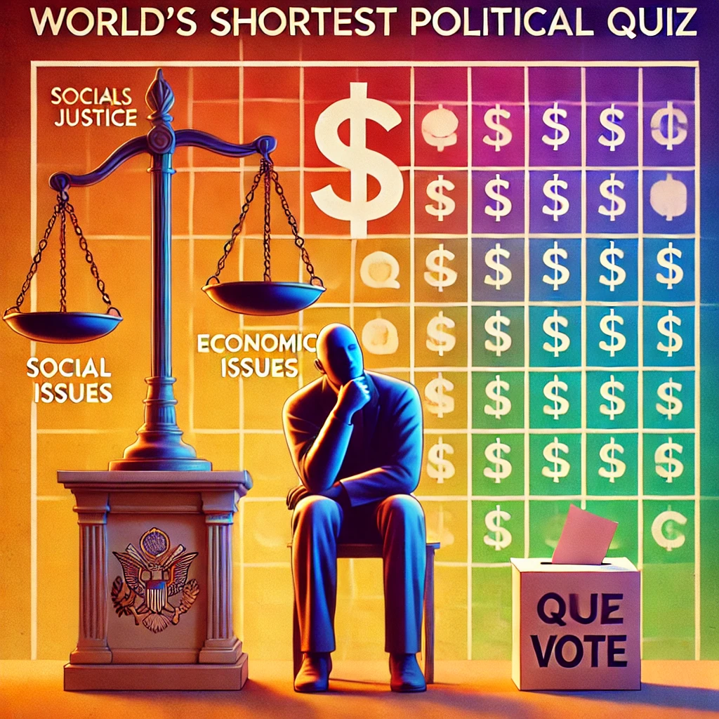 The World's shortest Political quiz, free for everyone - ideologyfinder.com